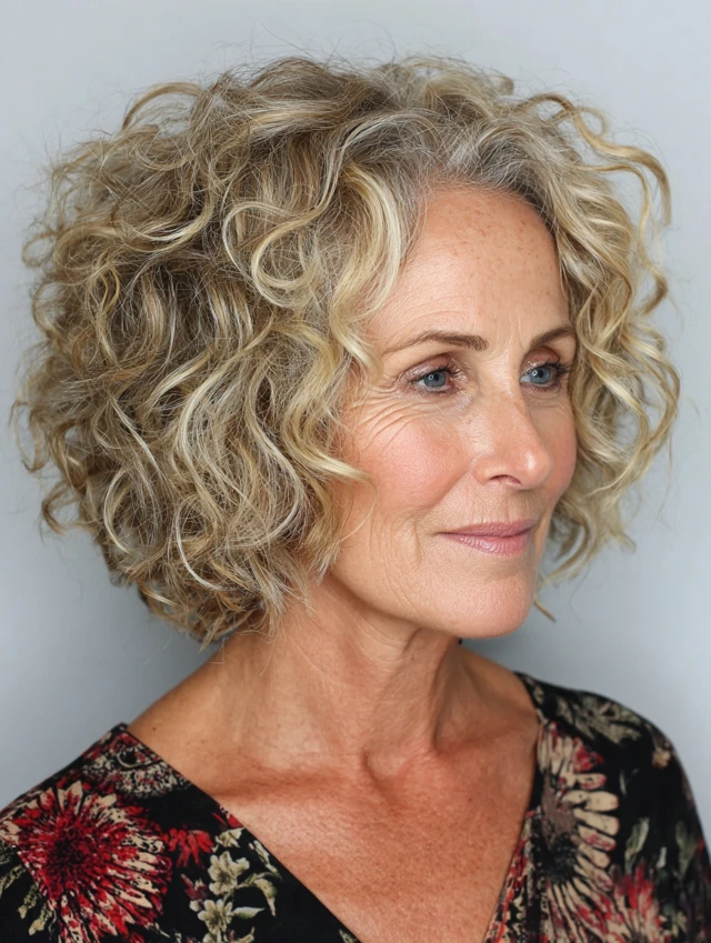 Curly Bob Hairstyles for Women Over 50: Timeless, Youthful & Full of ...