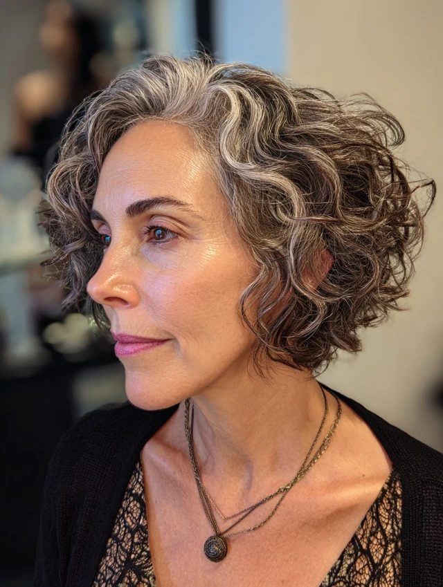 Curly Bob Hairstyles for Women Over 50: Timeless, Youthful & Full of ...